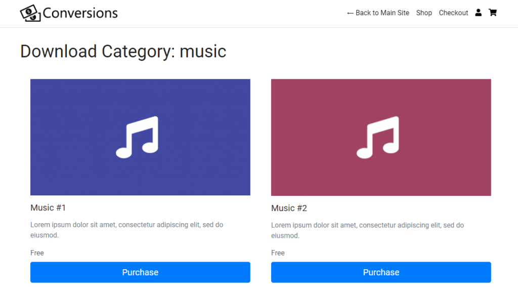 Easy Digital Downloads archive columns – Conversions Theme